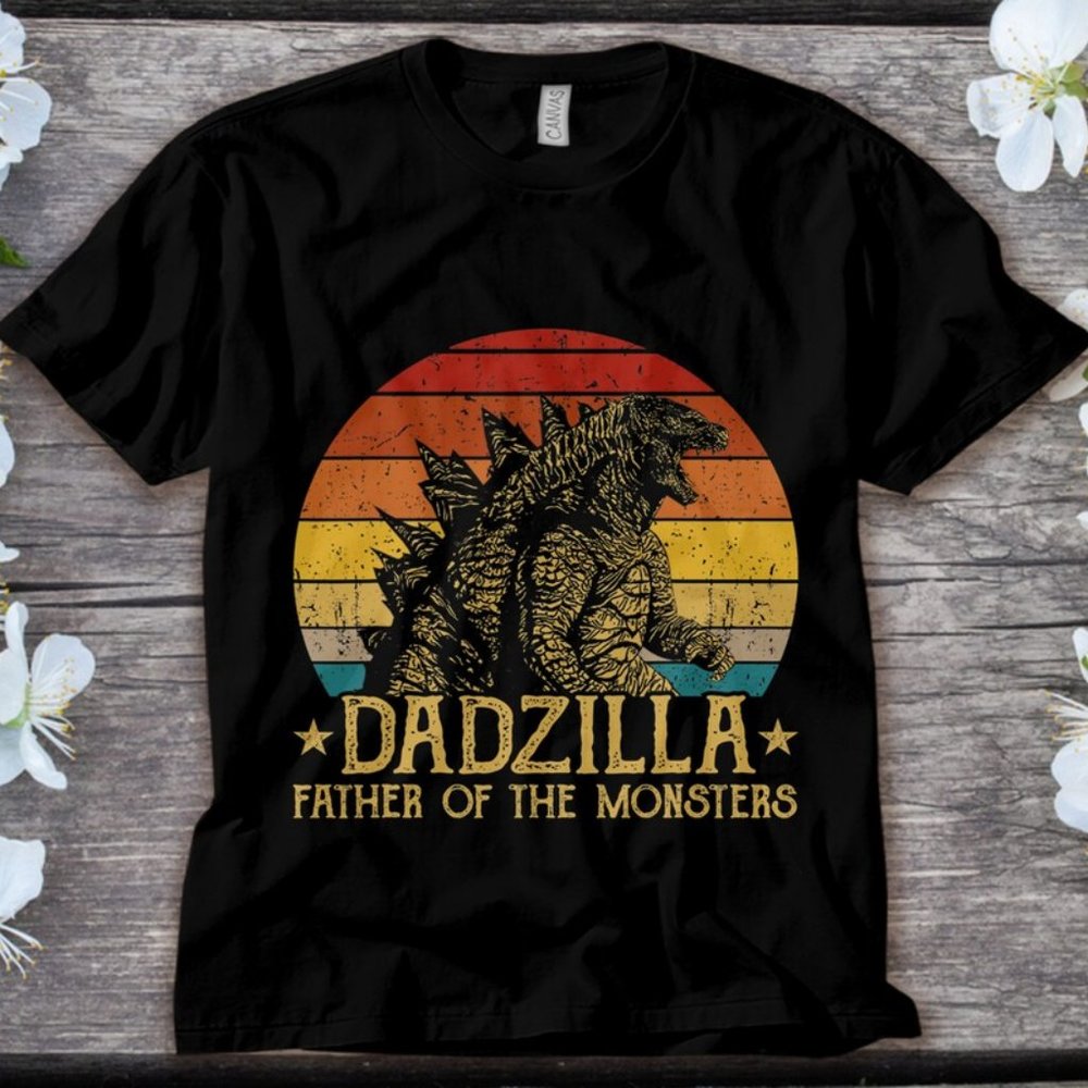 Dadzilla Father Of The Monsters Father's Day Vintage … - Gem